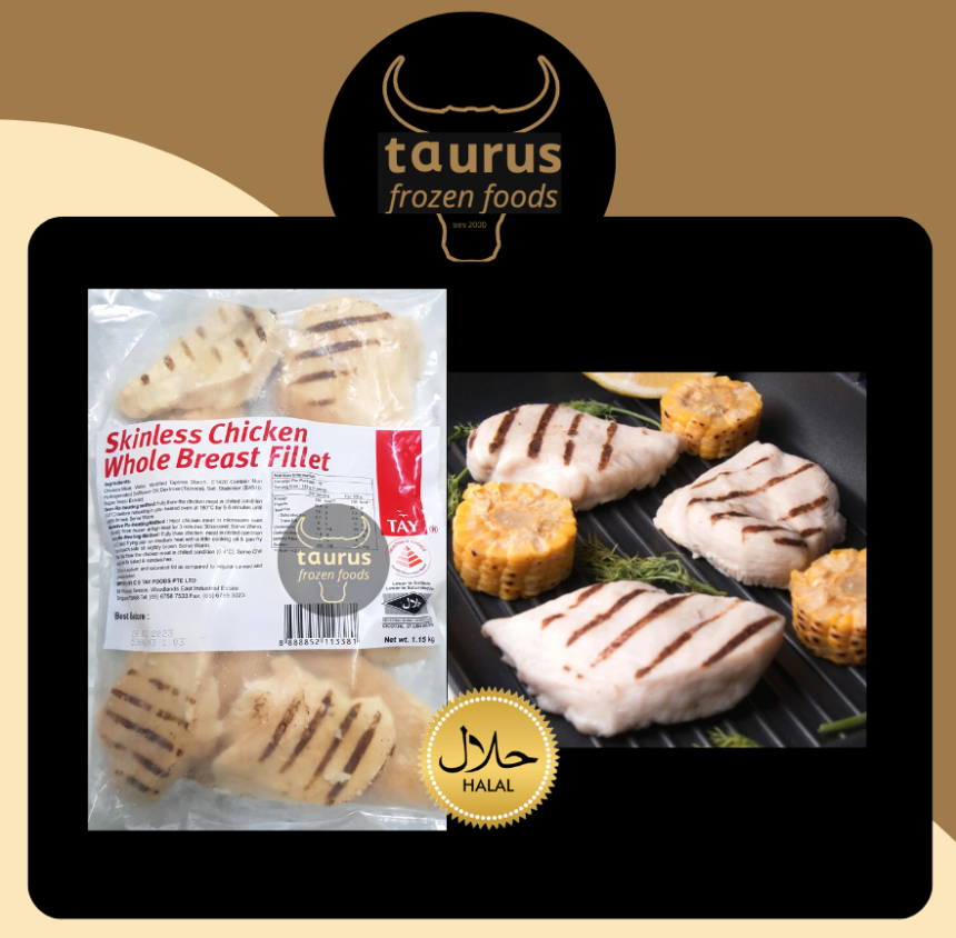 Skinless Chicken Breast Fillet (Ready-To-Eat) 1.1kg (Tay ...