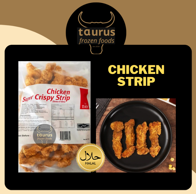 Chicken Super Crispy Strip 1kg (Tay) – TaurusFrozenFoods