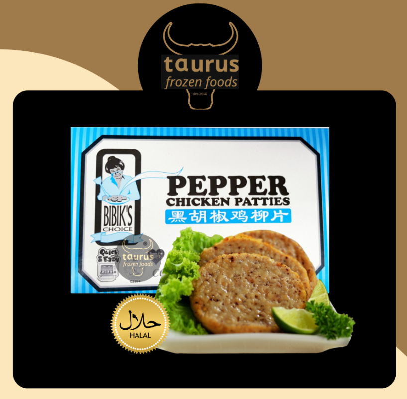 Bibik’s Pepper Chicken Patties 40pcs – TaurusFrozenFoods